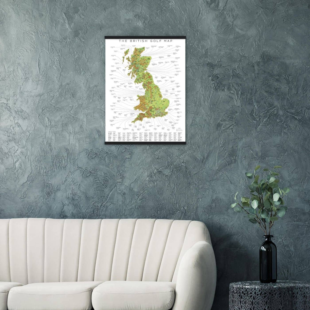 The British Golf Map - 162 of Britain's top Golf courses, 1 amazing map ...