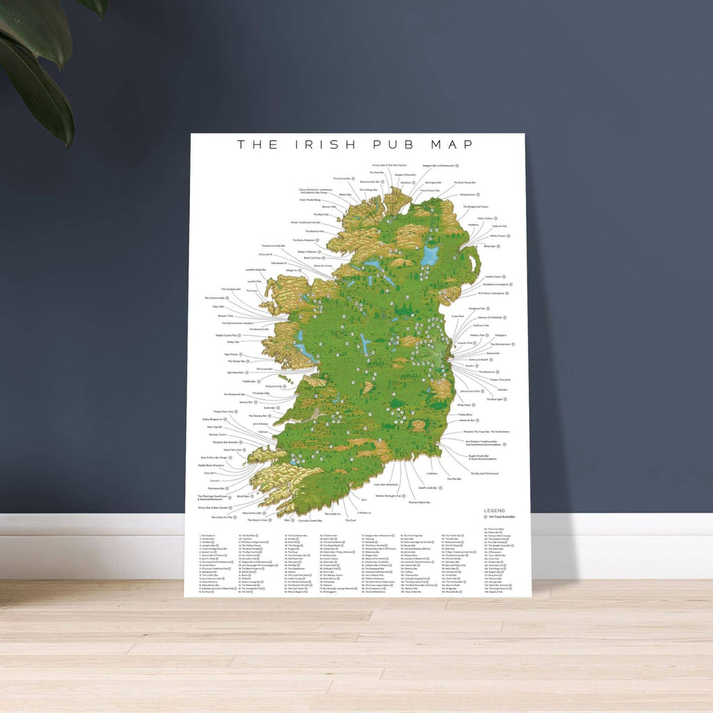 The Irish Pub Map - 258 Authentic Irish Pubs – Malin & Mizen