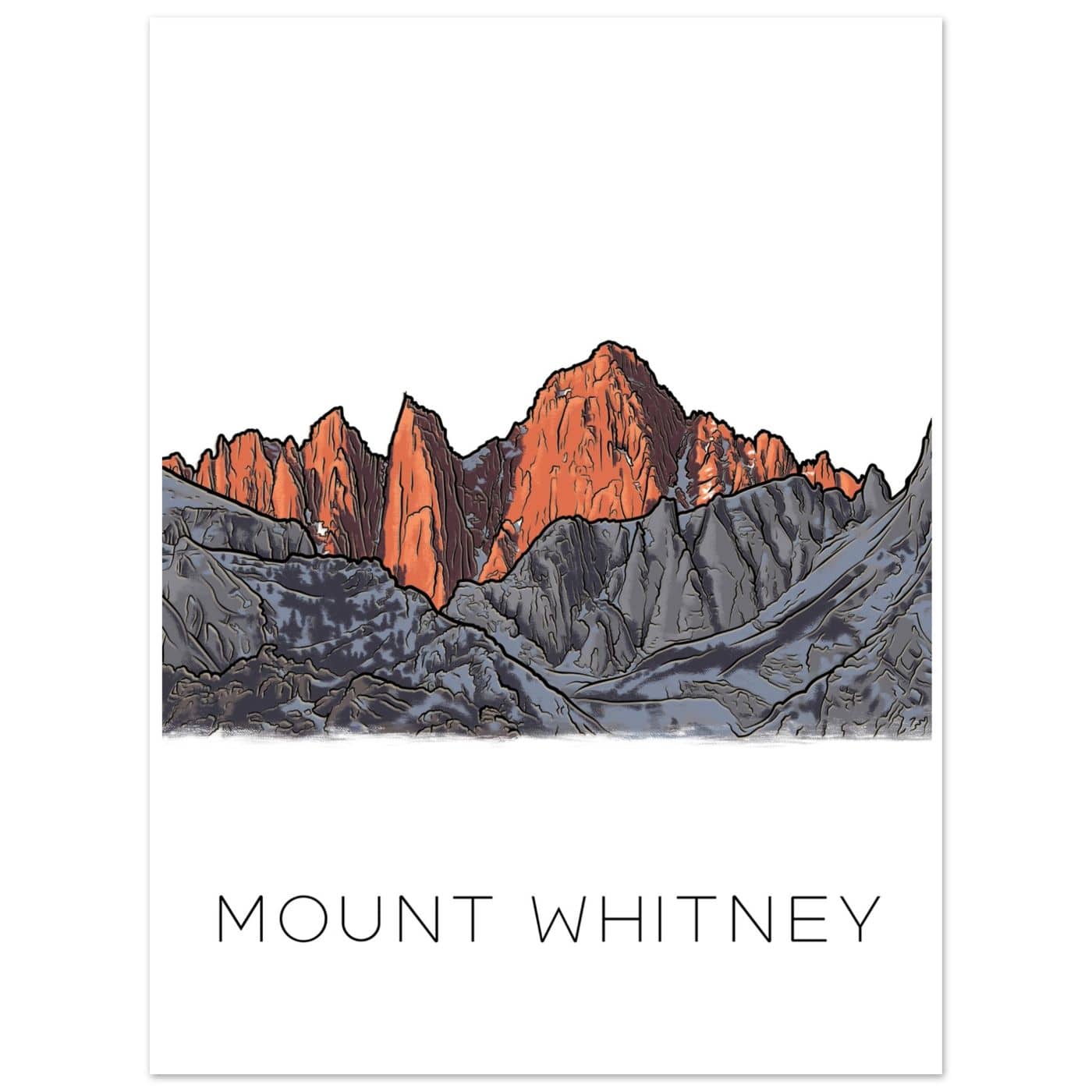 Mount Whitney - Elevate your space with the serene beauty of the Mount ...