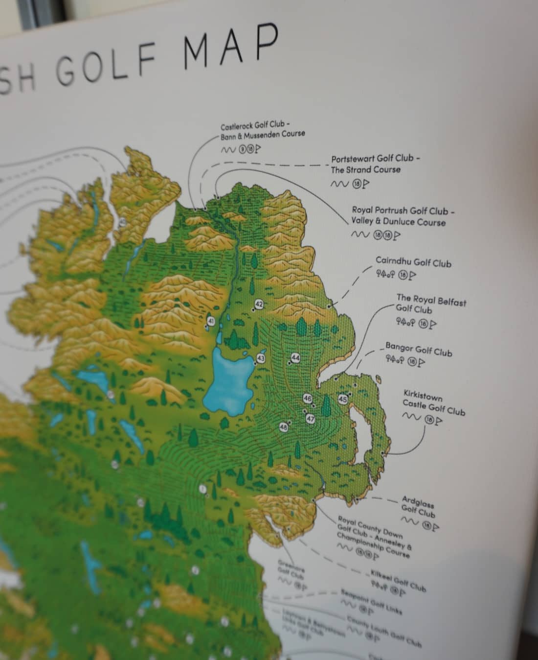 The Irish Golf Map – Malin & Mizen