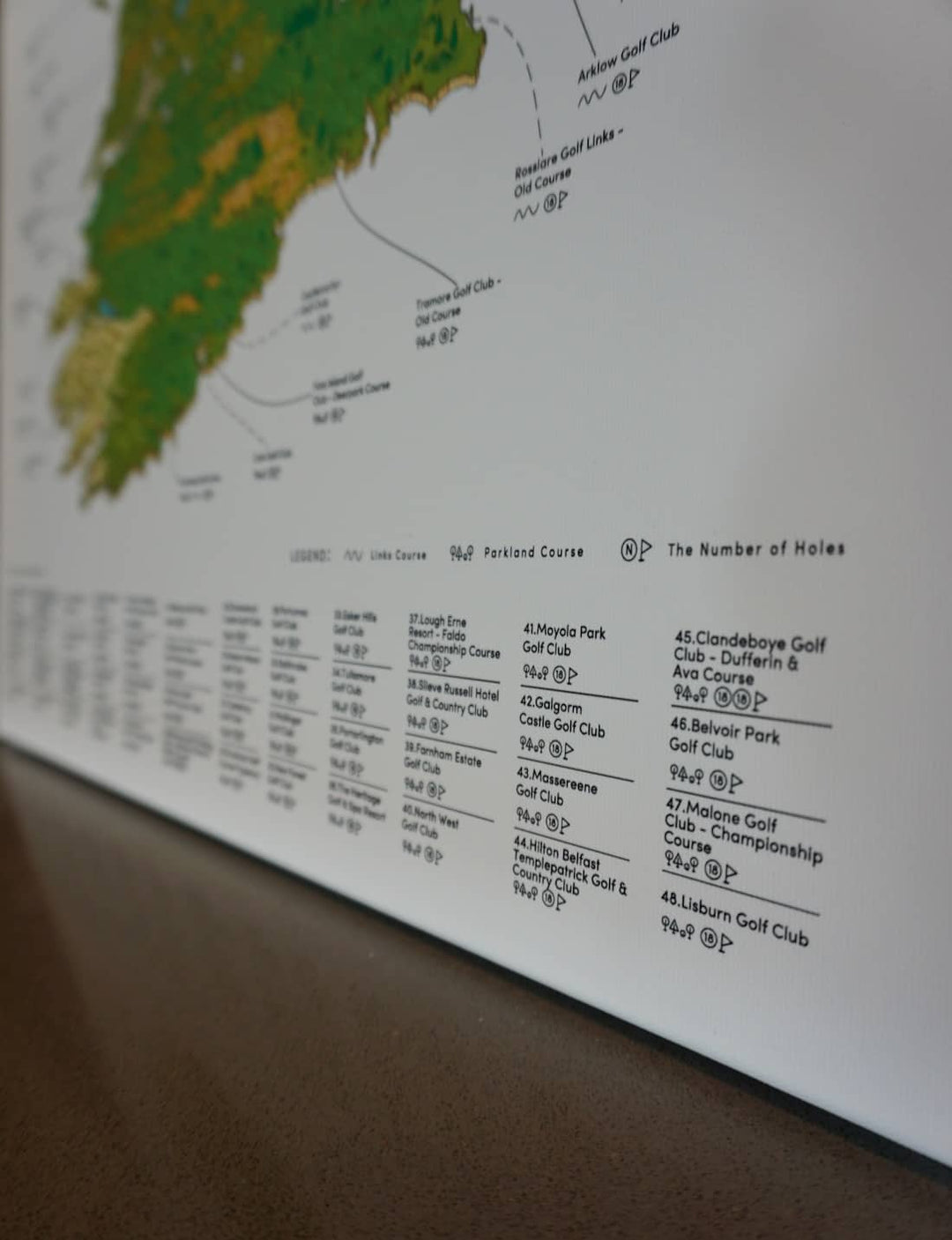 The Irish Golf Map – Malin & Mizen