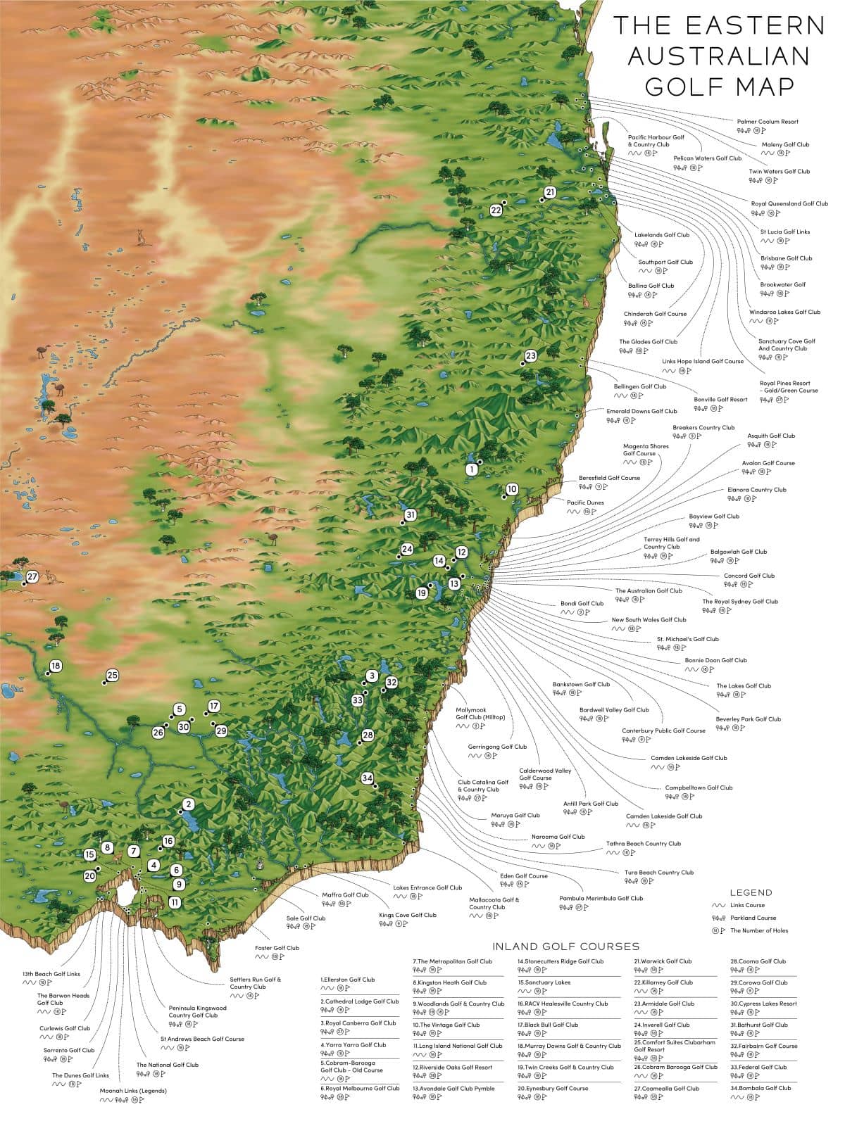 Golf Maps – Malin & Mizen