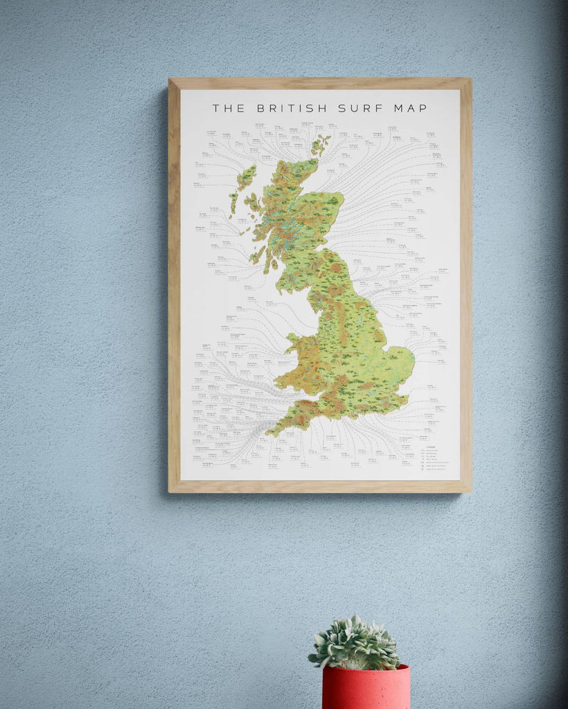 The British Surf Map - 190 of the best UK surf spots on 1 amazing map ...