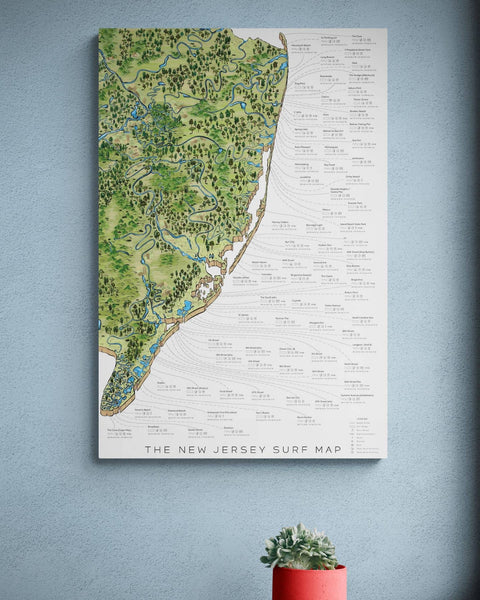 The New Jersey Surf Map – Malin & Mizen