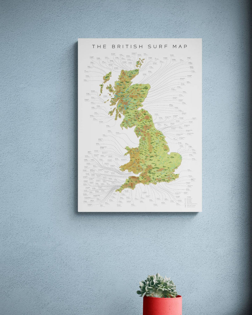 The British Surf Map - 190 of the best UK surf spots on 1 amazing map ...