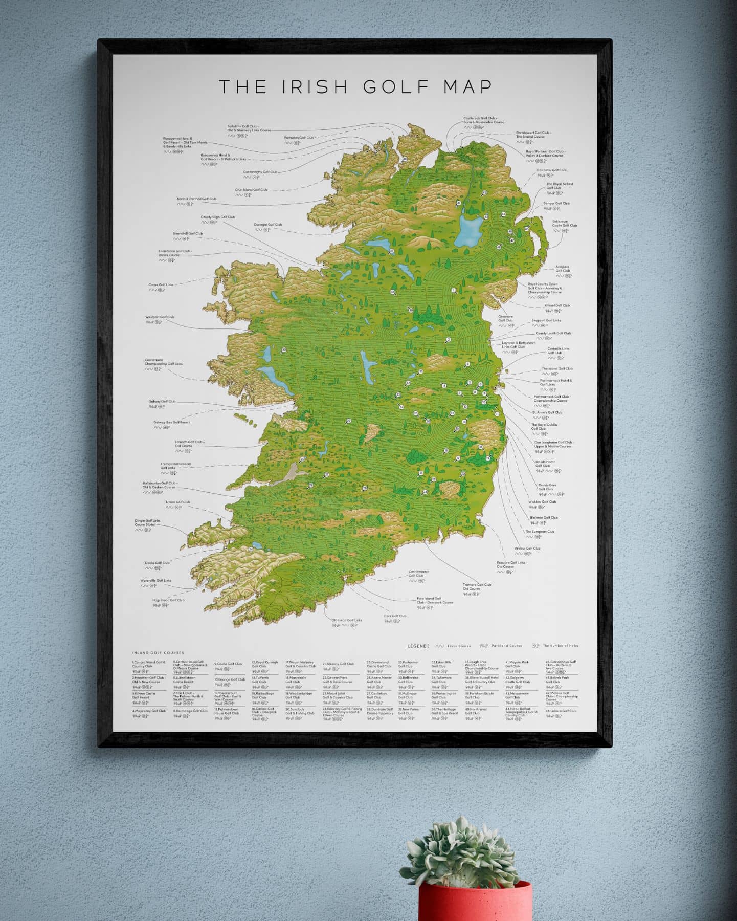 The Irish Golf Map – Malin & Mizen