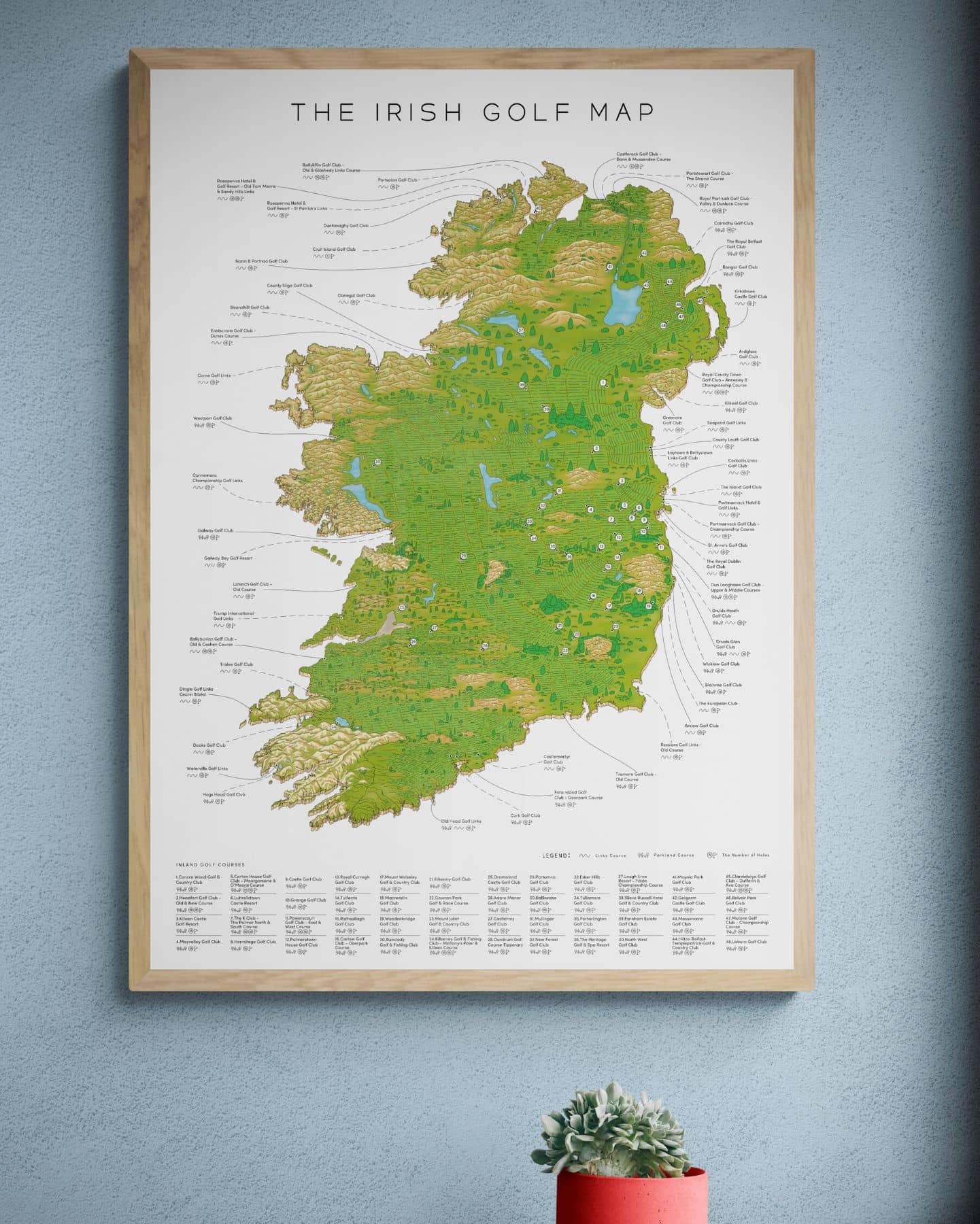 The Irish Golf Map – Malin & Mizen
