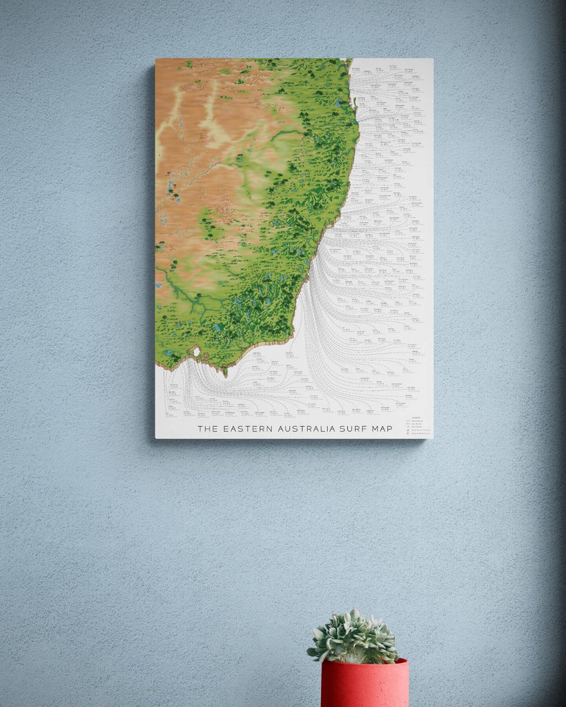 The Eastern Australia Surf Map - 182 Amazing Surf Spots with Key Info ...