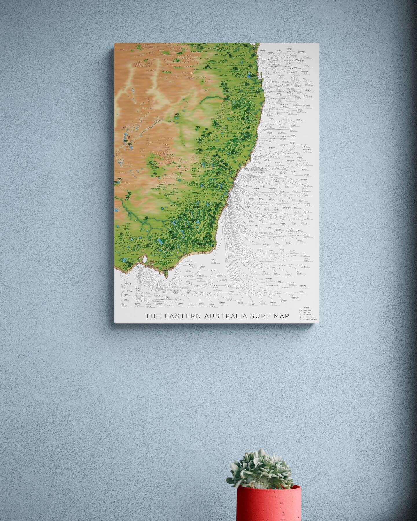 The Eastern Australia Surf Map - 182 Amazing Surf Spots with Key Info ...