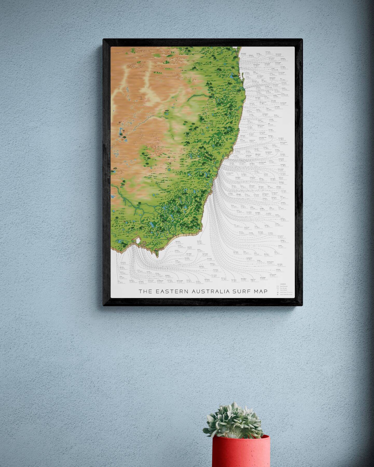 The Eastern Australia Surf Map - 182 Amazing Surf Spots with Key Info ...
