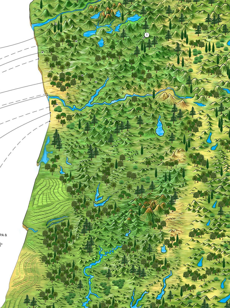 The Portuguese Golf Map - 40 Top Courses on a Stunning Hand-Drawn Map ...