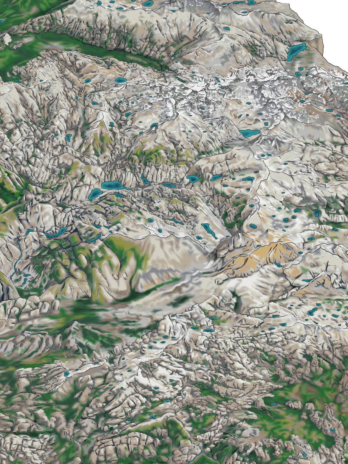 The Yosemite Map - The Most Detailed Yosemite Map Ever Made. – Malin ...
