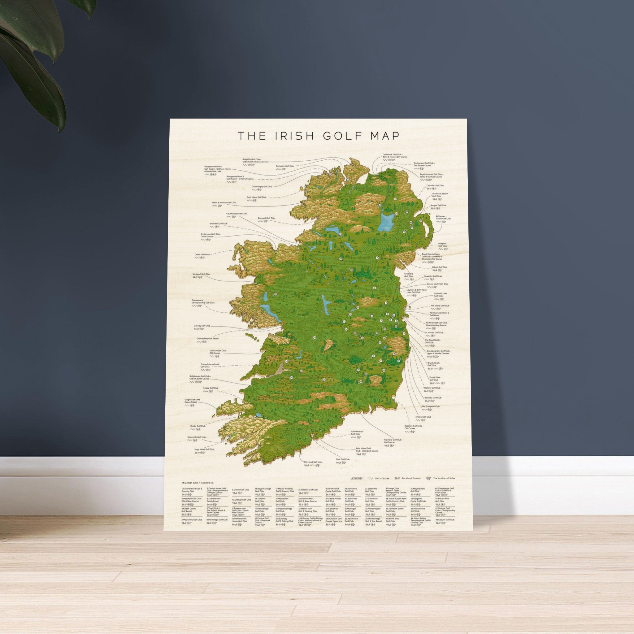 The Irish Golf Map – Malin & Mizen
