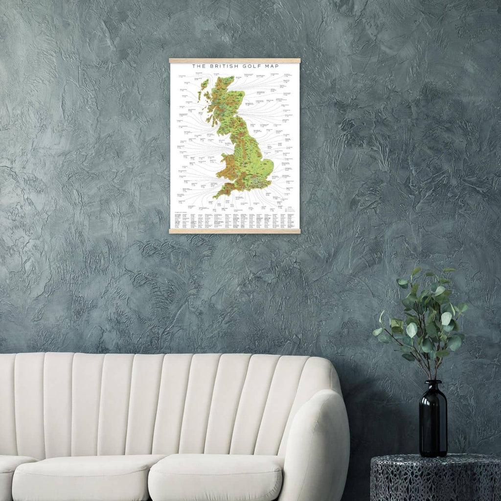The British Golf Map - 162 of Britain's top Golf courses, 1 amazing map ...