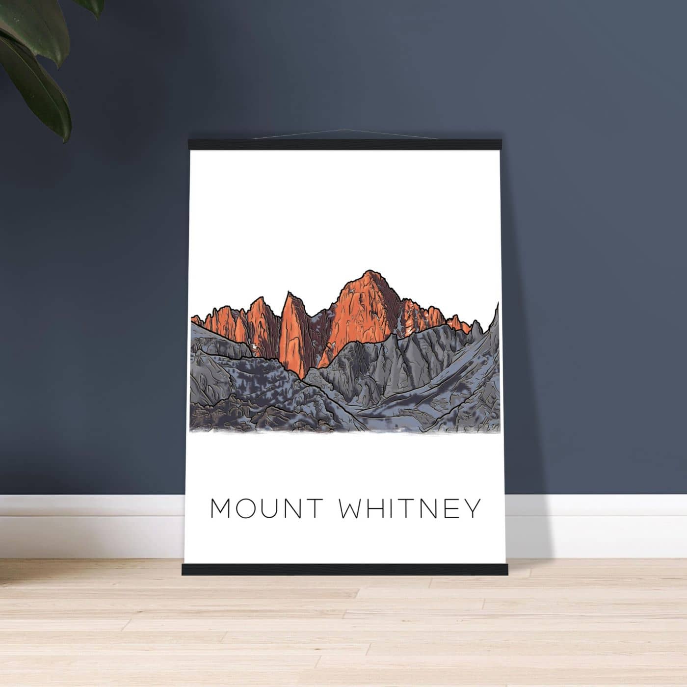 Mount Whitney - Elevate your space with the serene beauty of the Mount Whitney wall art print ...
