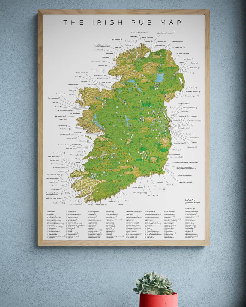 The Irish Pub Map - 258 Authentic Irish Pubs – Malin & Mizen