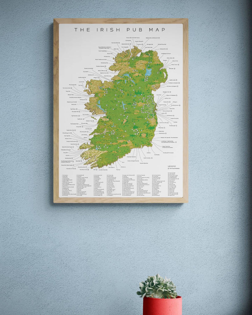 The Irish Pub Map - 258 Authentic Irish Pubs – Malin & Mizen