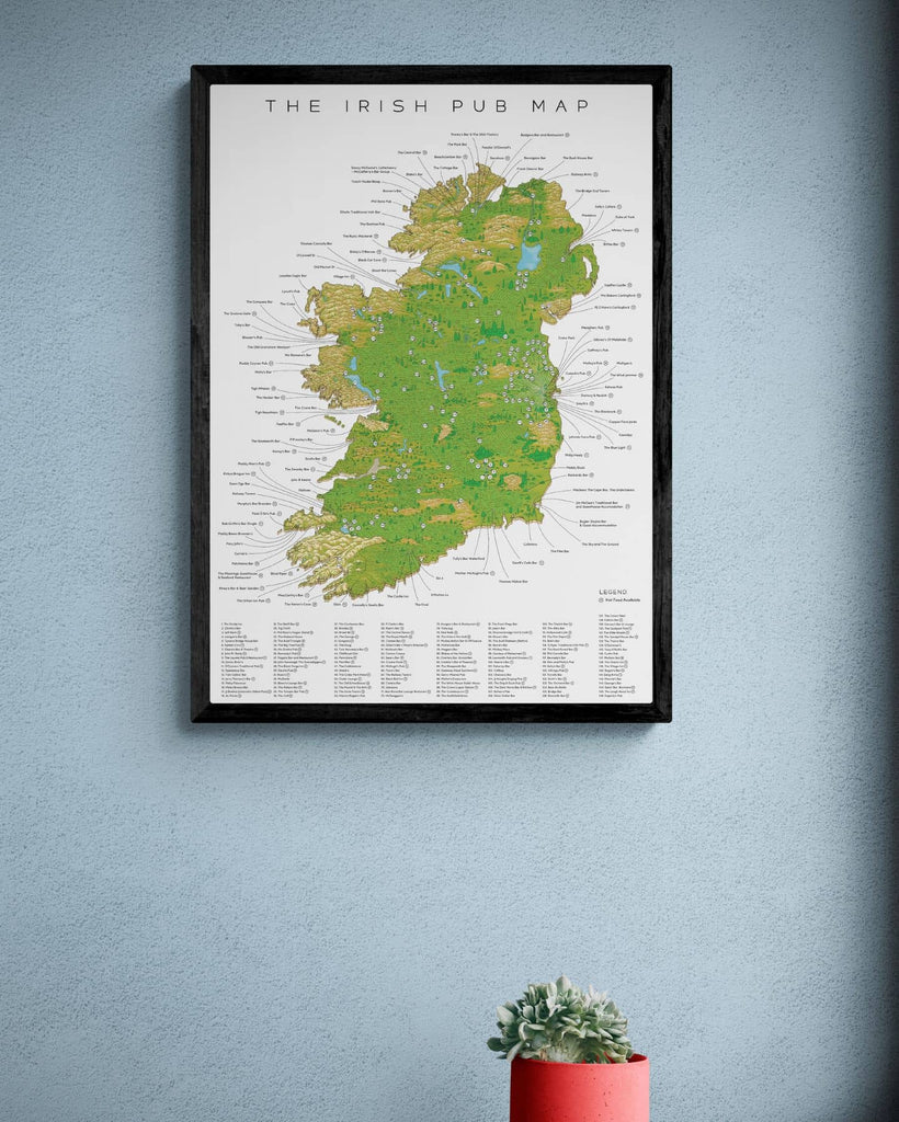 The Irish Pub Map - 258 Authentic Irish Pubs – Malin & Mizen