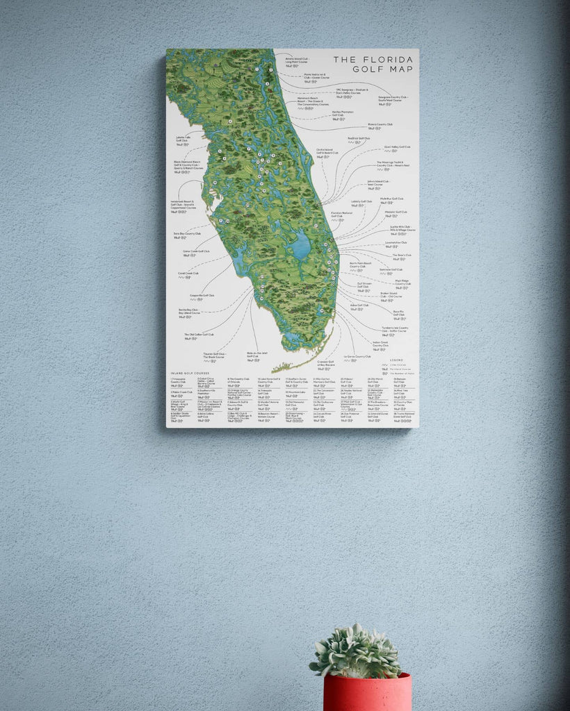 The Florida Golf Map - 77 of Florida's top Golf courses. – Malin & Mizen