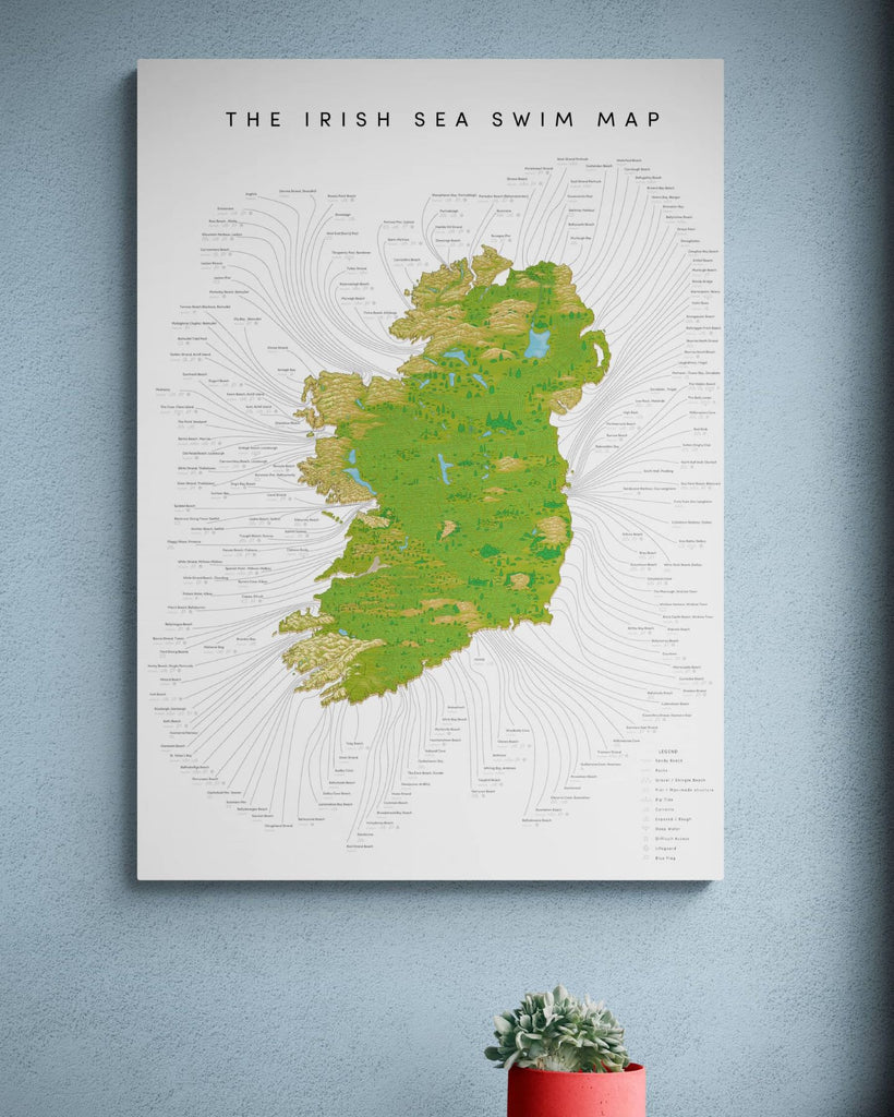 The Irish Sea Swim Map (2nd Edition) – Malin & Mizen