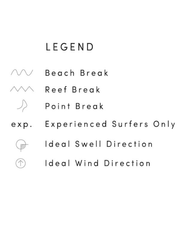 The Irish Surf Map Wall Print. 80 of Ireland's best surf spots – Malin ...