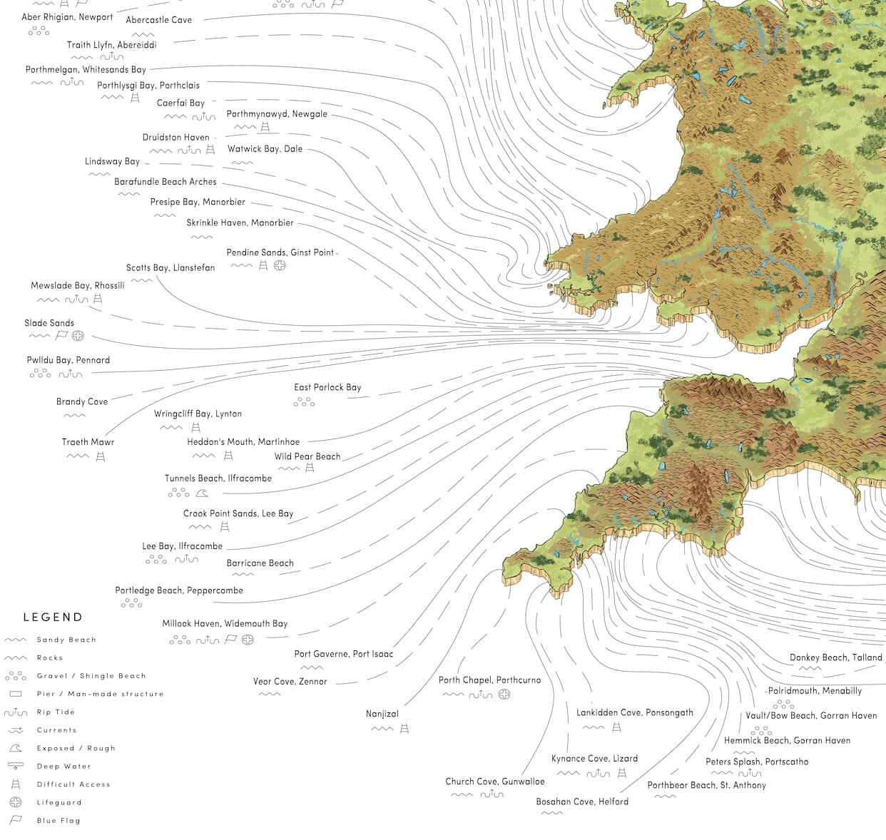 The British Sea Swim Map - 221 great sea swim spots, 1 amazing map ...