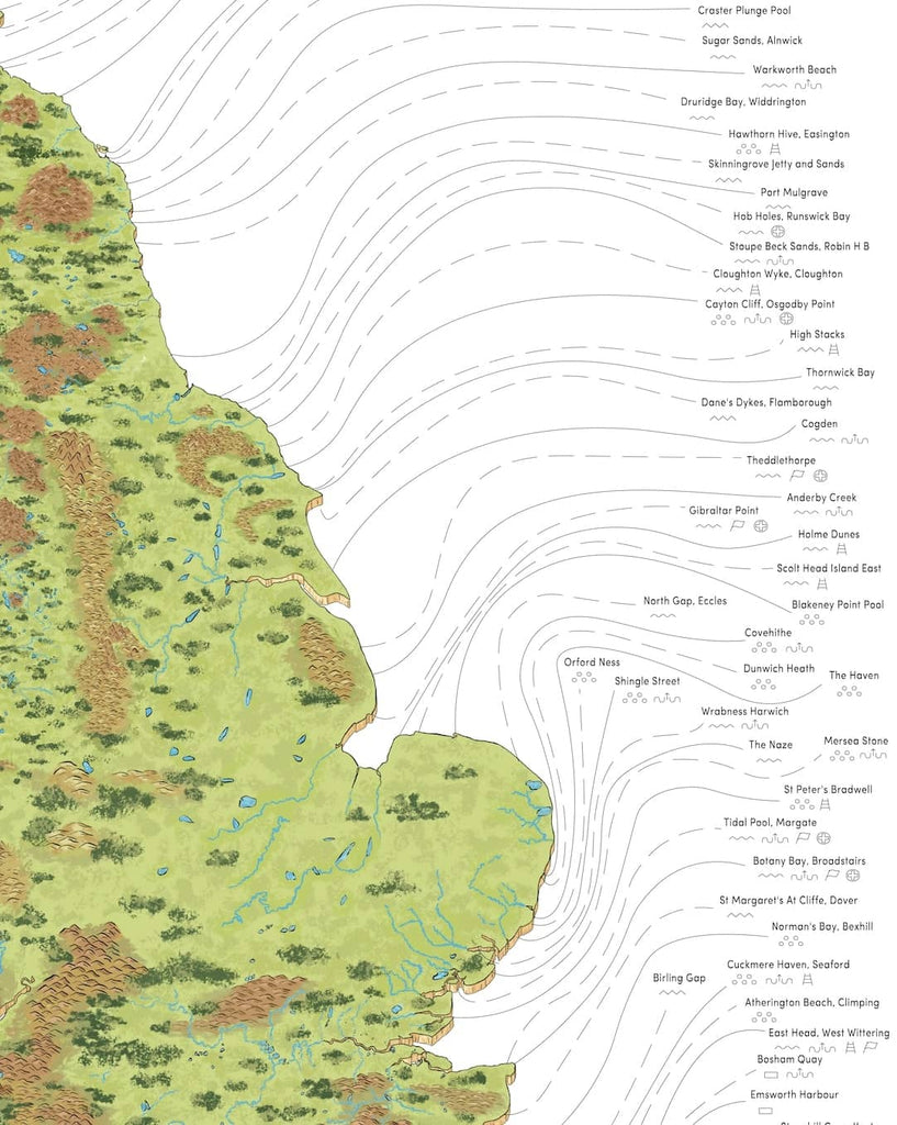 The British Sea Swim Map - 221 great sea swim spots, 1 amazing map ...