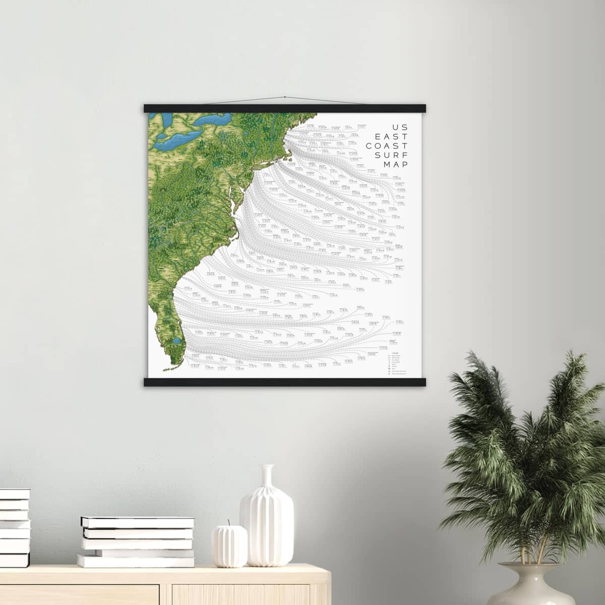 The US East Coast Surf Map - 212 Amazing Surf Spots + Key Info + GPS ...