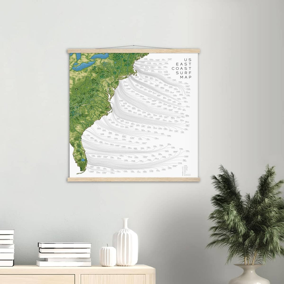 The US East Coast Surf Map - 212 Amazing Surf Spots + Key Info + GPS ...