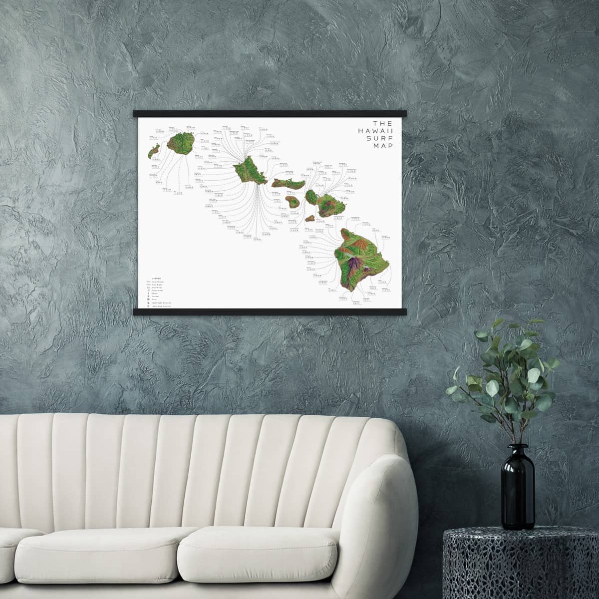 The Hawaii Surf Map - 102 Surf Spots with GPS & Wind/Swell Info – Malin ...