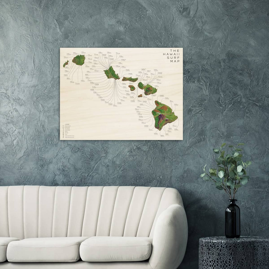 The Hawaii Surf Map - 102 Surf Spots with GPS & Wind/Swell Info – Malin ...