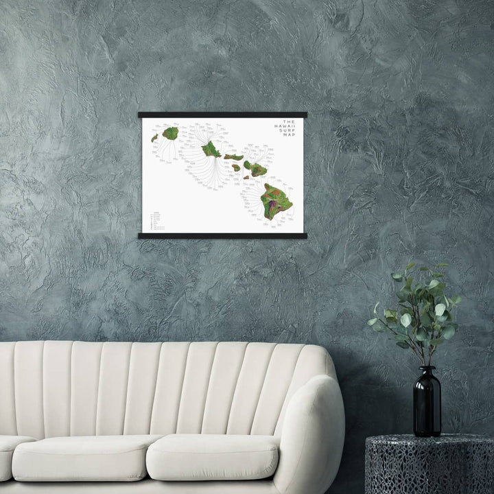 The Hawaii Surf Map - 102 Surf Spots with GPS & Wind/Swell Info – Malin ...