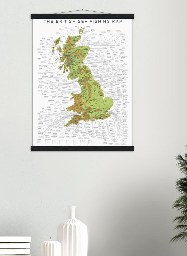 The British Sea Fishing Map - 236 Spots + Species + GPS. 1 Amazing Map ...